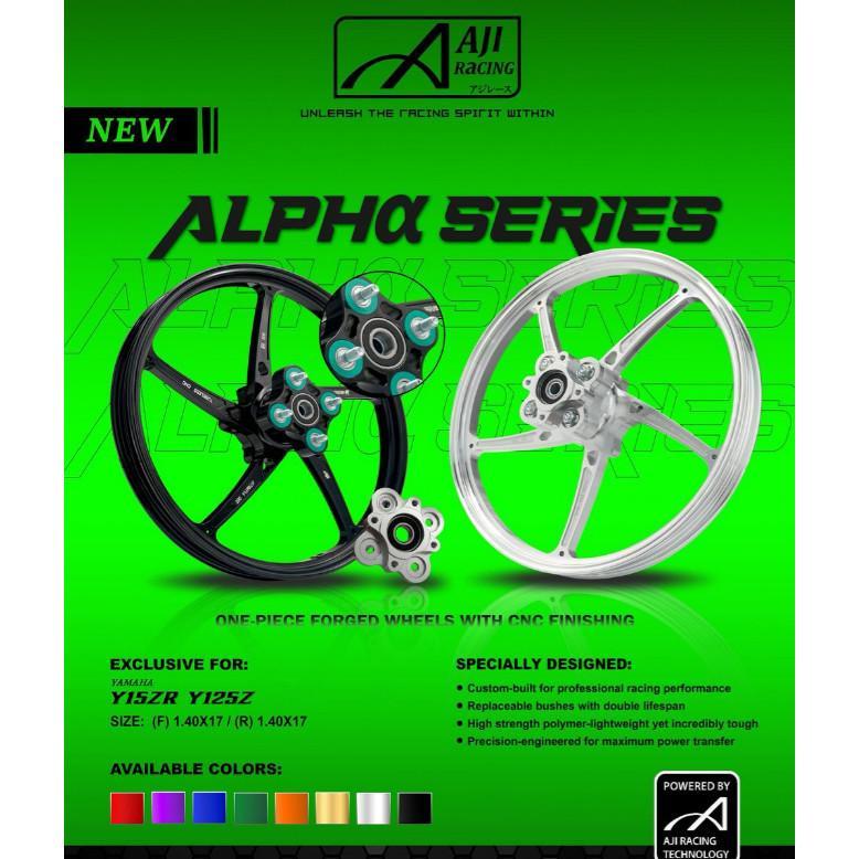 AJI RACING ALPHA-R / ALPHA R SPORT RIM Y15 & Y16 V1 NON ABS CUSTOM HUB ...