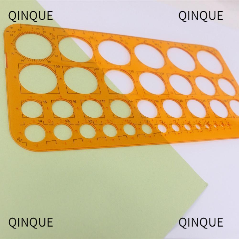 QINJUE Draw A Circle Template Ruler Template Ruler Drawing Tools ...