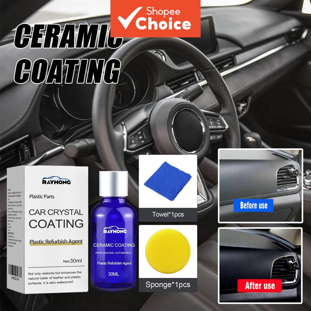 Rayhong Automotive Plastic Parts Crystal Coating Car Interior Cleaner ...