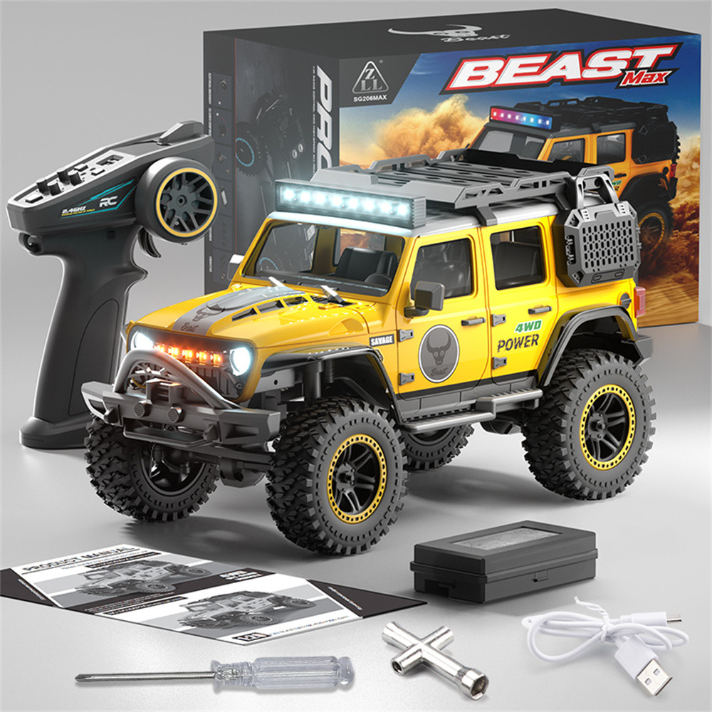 ZLL SG206 PRO/MAX RTR 1/20 2.4G 4WD Brushed/Brushless RC Car Wrangler ...