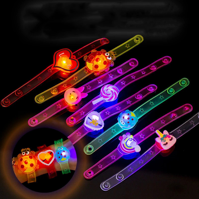 12/24 Pcs LED Luminous Fun Watch for Kids Birthday Party Baby Shower ...