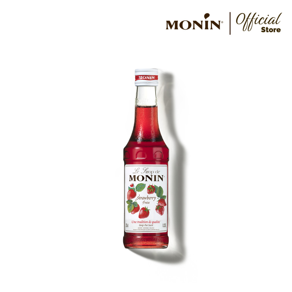 Monin Premium Syrup - Strawberry (250ml) | Shopee Malaysia