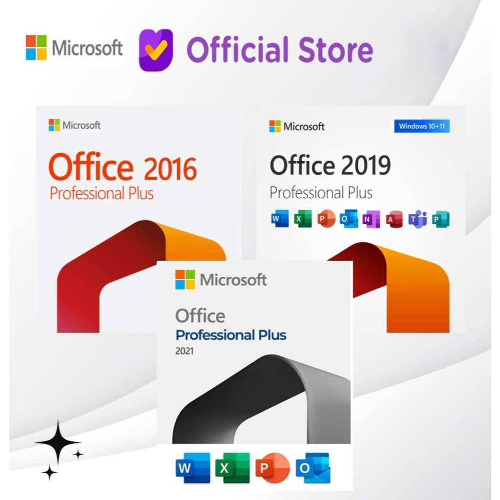 Microsoft Office 2016/2019/2021 Pro Plus Lifetime License | 100% ...