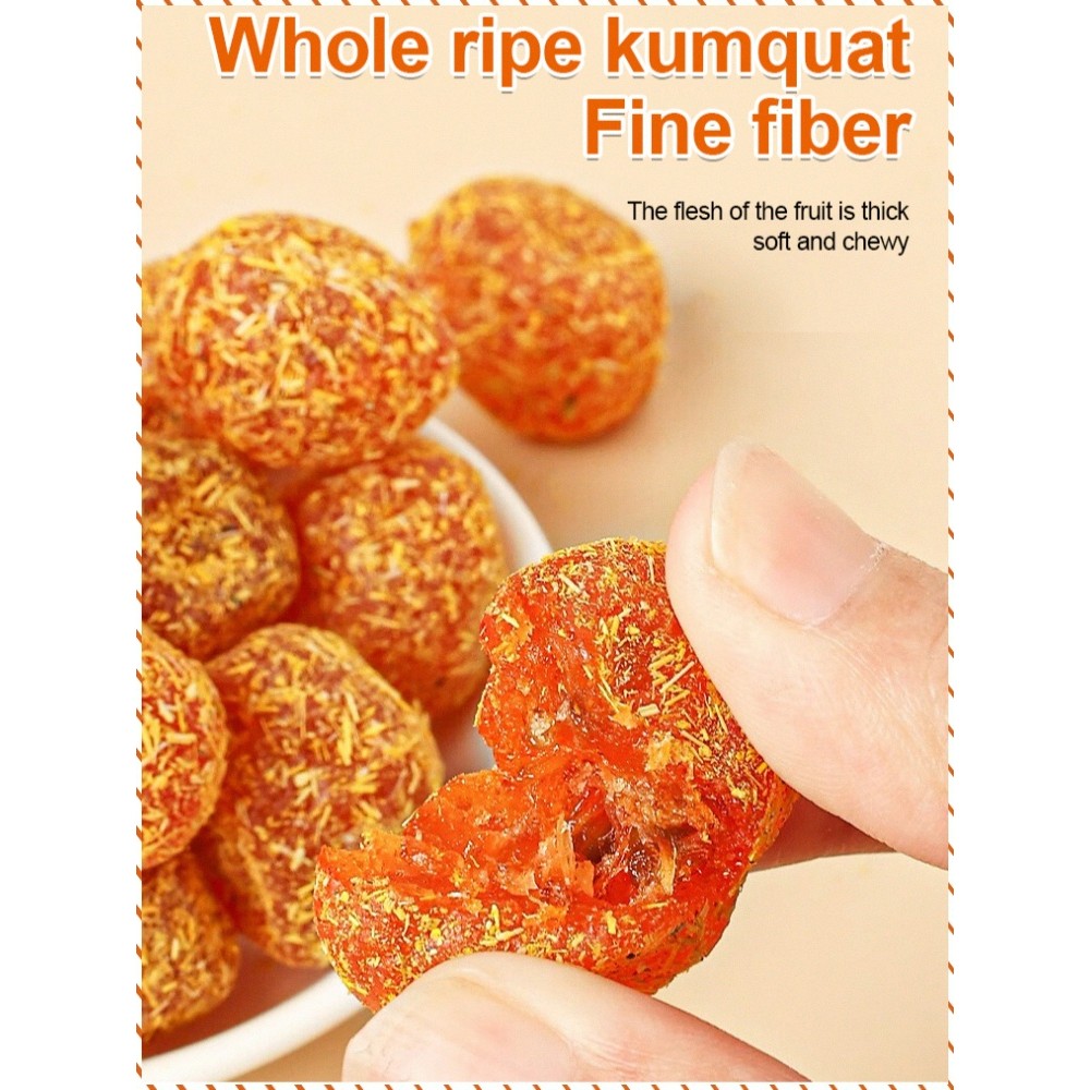 Kumquat rock sugar dried candied fruit snacks for relieving phlegm ...