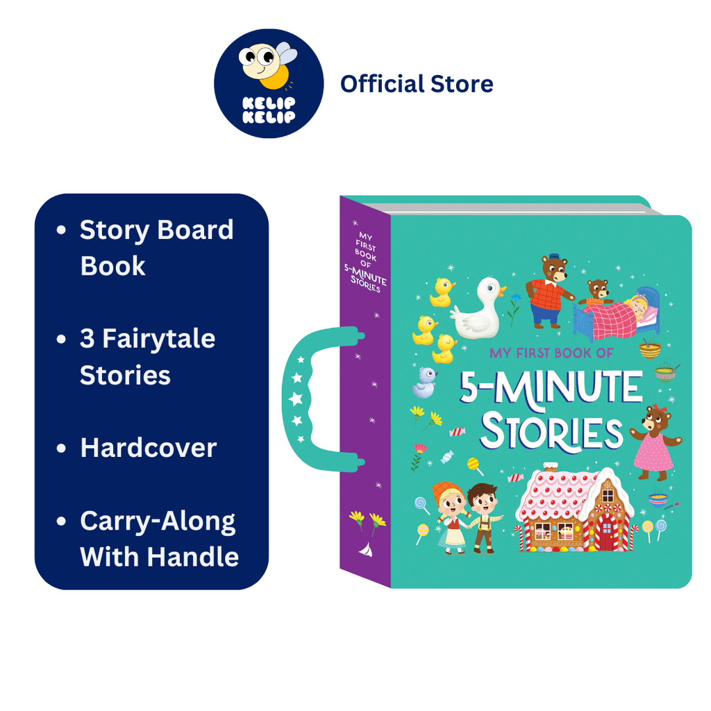 My First Book of 5 Minute Stories with Carry Along Handle Book For Kids ...