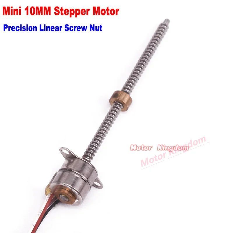 Micro 10mm Stepper Motor DC 5V 2-phase 4-wire Mini Long Linear actuator ...