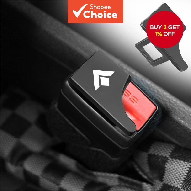1pcs Metal Car Seat Alarm Eliminator Car Emblem Safety Belt Buckle Clip ...