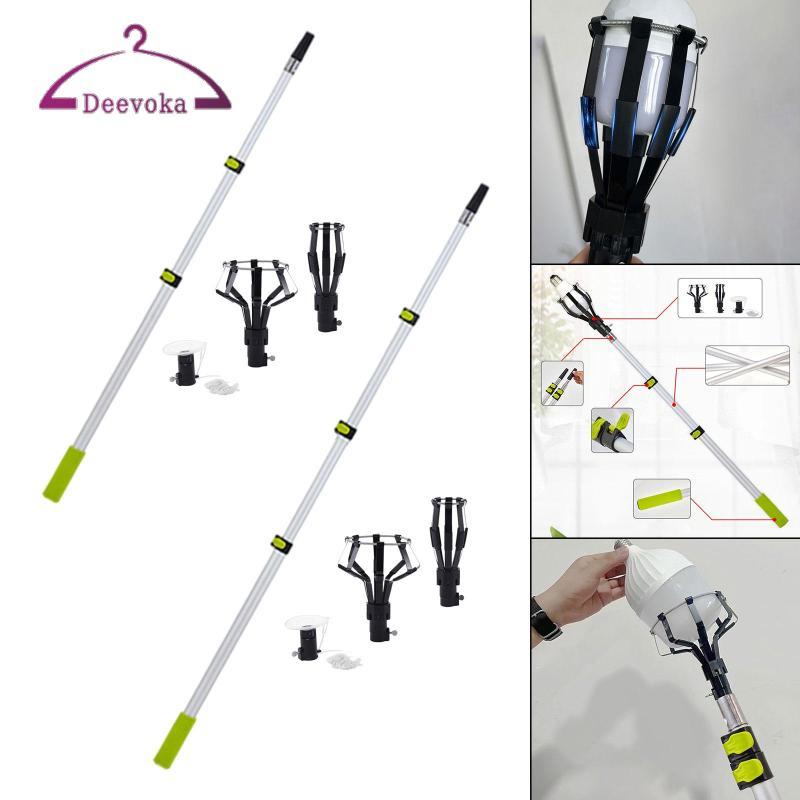 [deevoka] Bulb Changer for High Ceilings Telescopic Bulb Change Rod ...