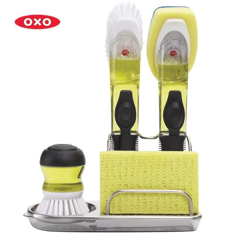 American OXO Soap Liquid Tableware Sponge Brush Scouring Pad Pot Brush ...
