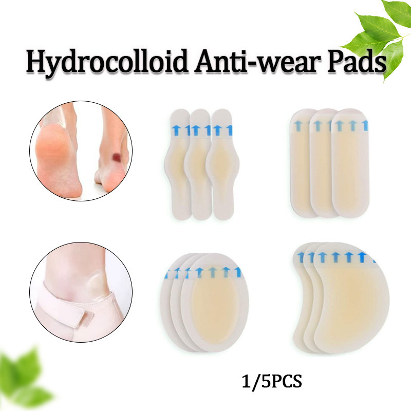 1/5PCS Anti-wear Heel Stickers Hydrocolloid Patch Blister Protector ...