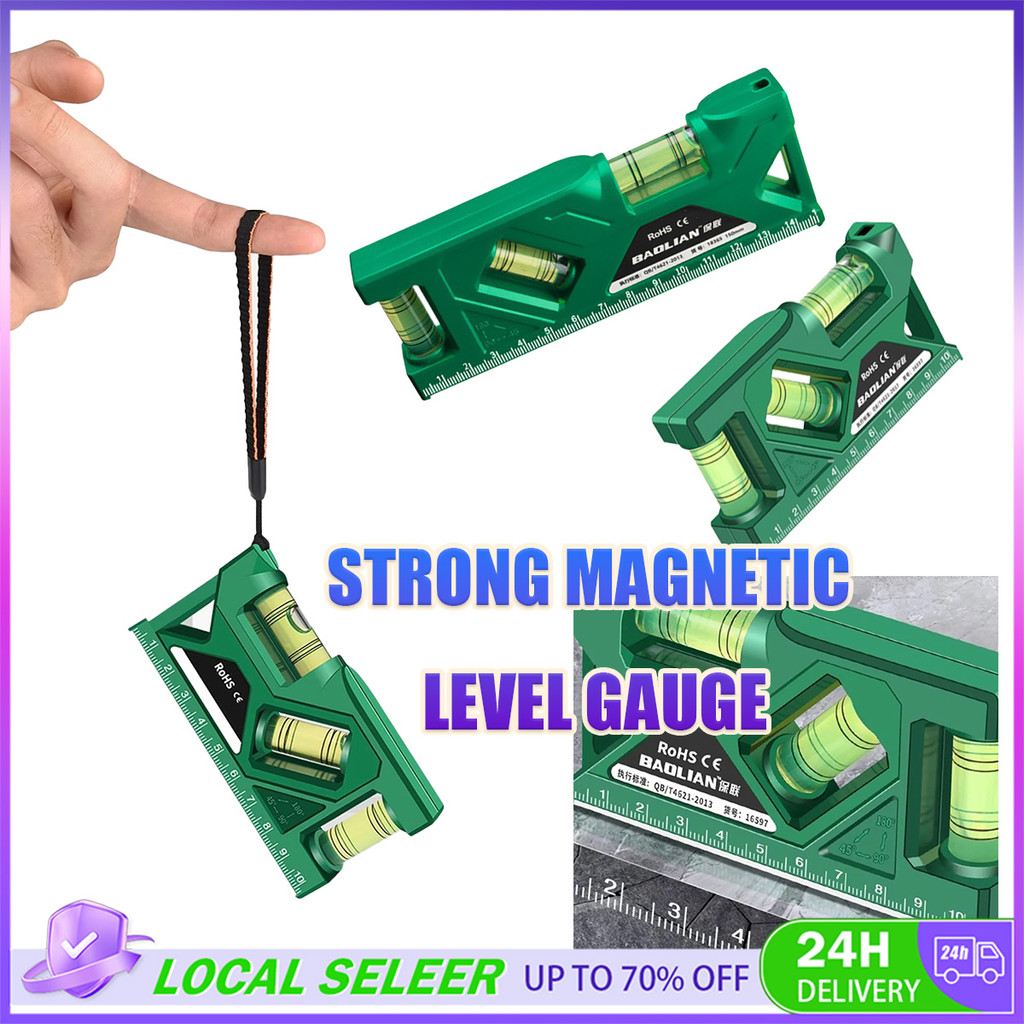 Mini Level Gauge Strong Magnetic High Precision Leveling Instrument ...