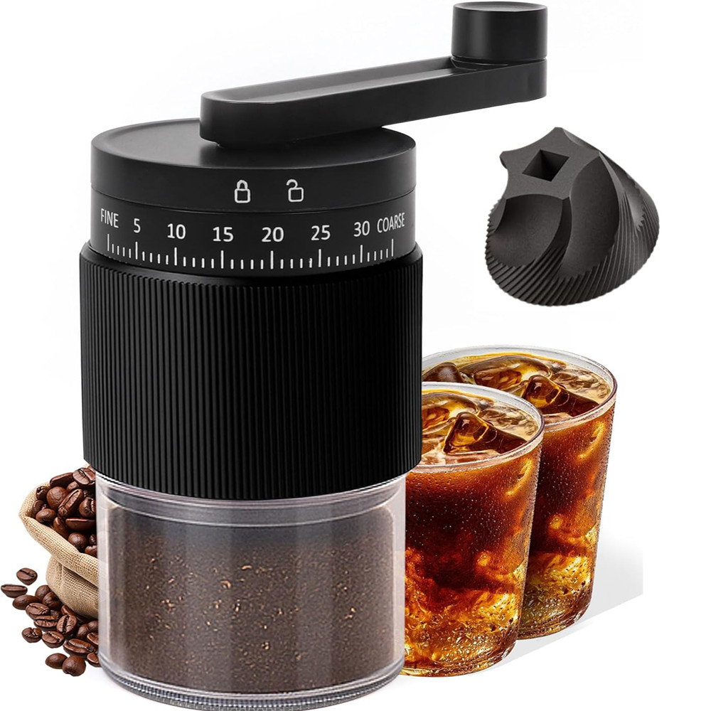 Manual Coffee Bean Grinder with 35 Grind External Settings Portable ...