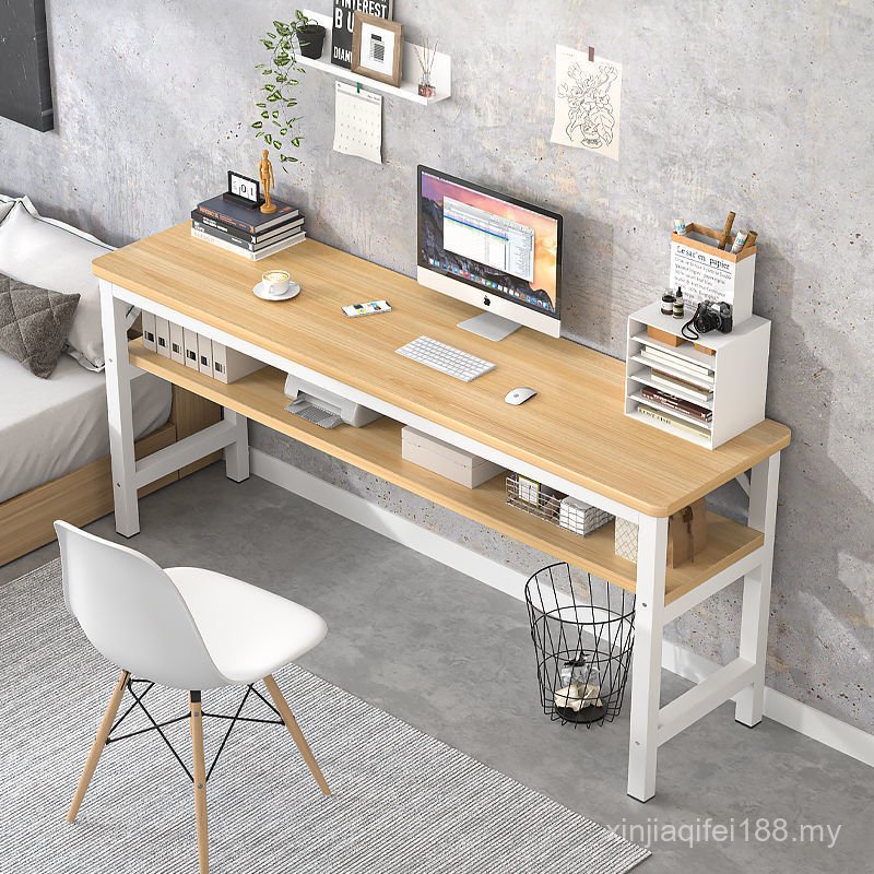 Computer Desk Long Table Back Wall Narrow Table Home Bedroom Table Desk ...