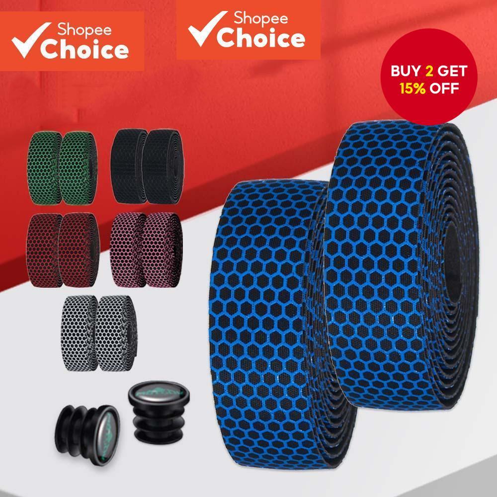 MOTSUV Road Bike Anti-slip Silica Gel EVA Shock Absorption Handlebar ...