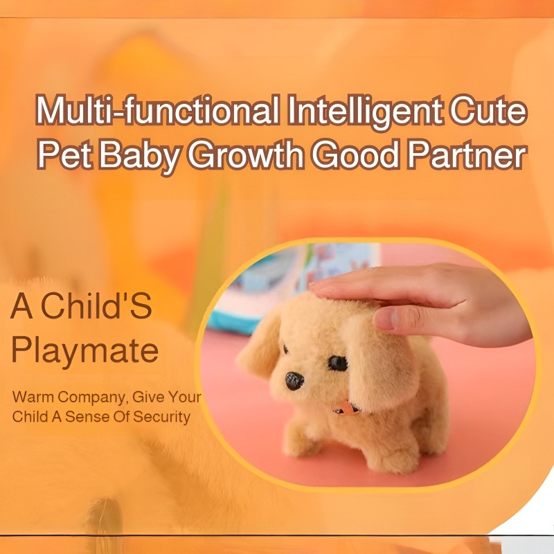 Electric Simulation Puppy Plush Toys/AI Interactive Smart Pet ...