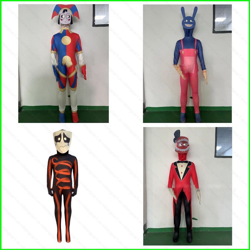 YG 3PCS/set The Amazing Digital Circus cosplay cloth for kids Zooble ...