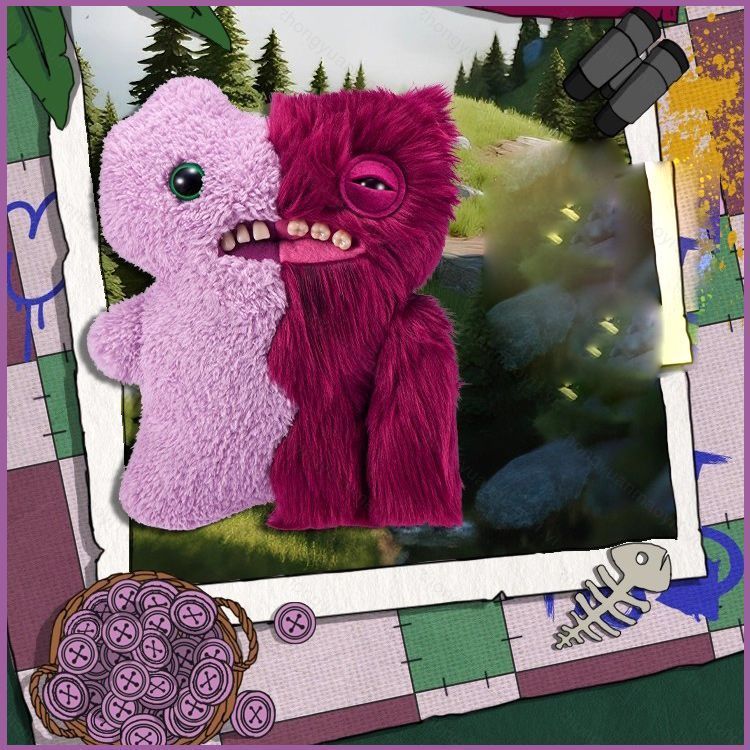 ZY1 Fuggler Ugly-Cute Color-Block Plush Doll Monster Series plushie ...