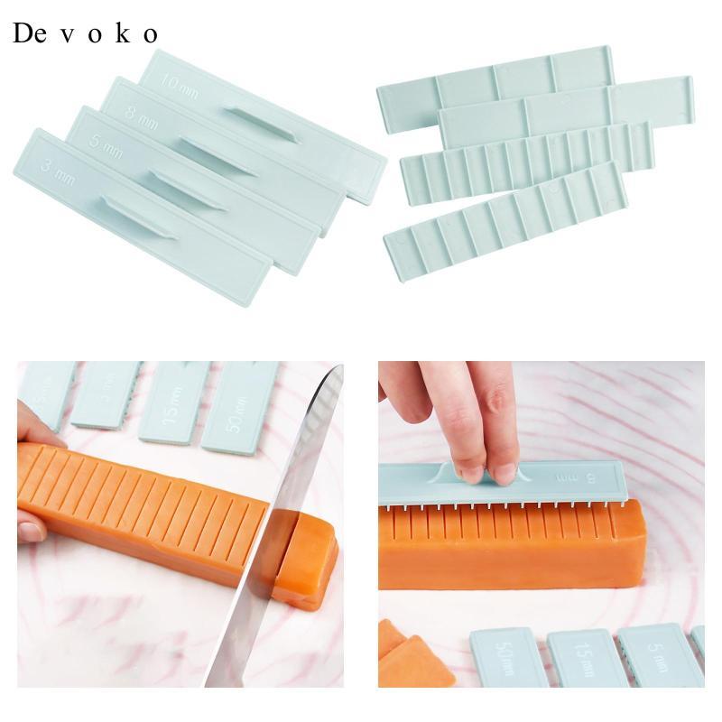 Devoko 8x Cake Measuring Marker Ruler Sturdy Marker Dividing Thickness ...