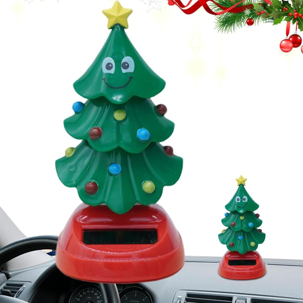 Solar-powered dancing figurines, solar-powered dancing Christmas tree ...