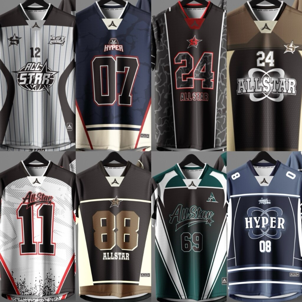 NFL Sublimation Jersey tshirt Design Unique Edition Lakers baju jersi ...