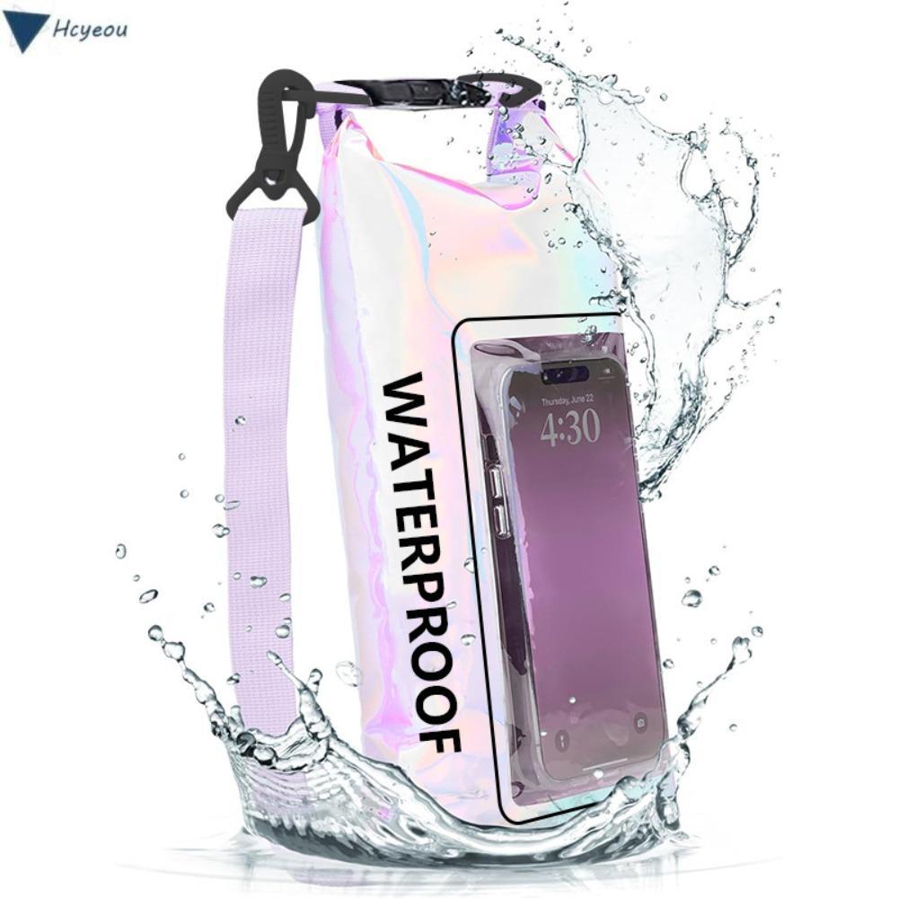 HCYEOU 2L/5L Messenger Bag, Outdoor PVC Clip Colorful Swimming ...