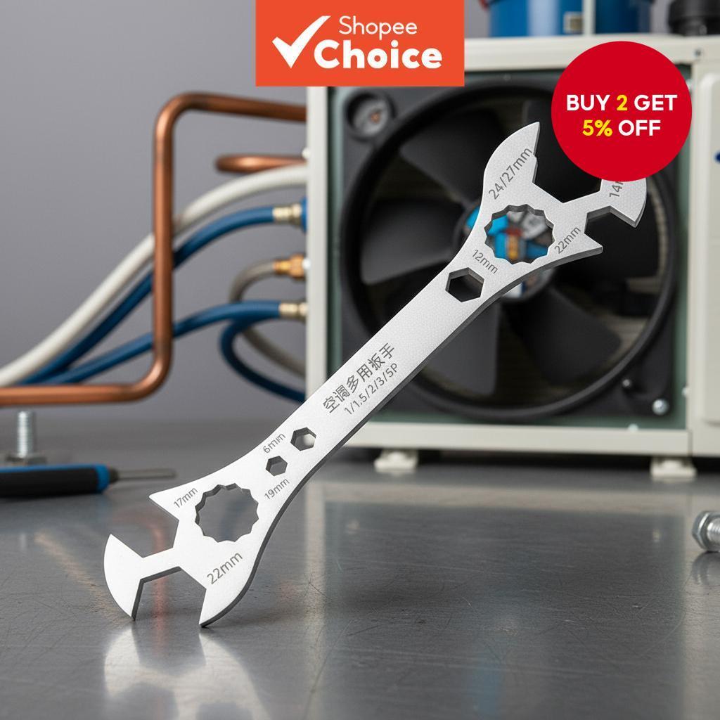 One Piece HVAC Adjustable Wrench Built for Professionals with Corrosion ...