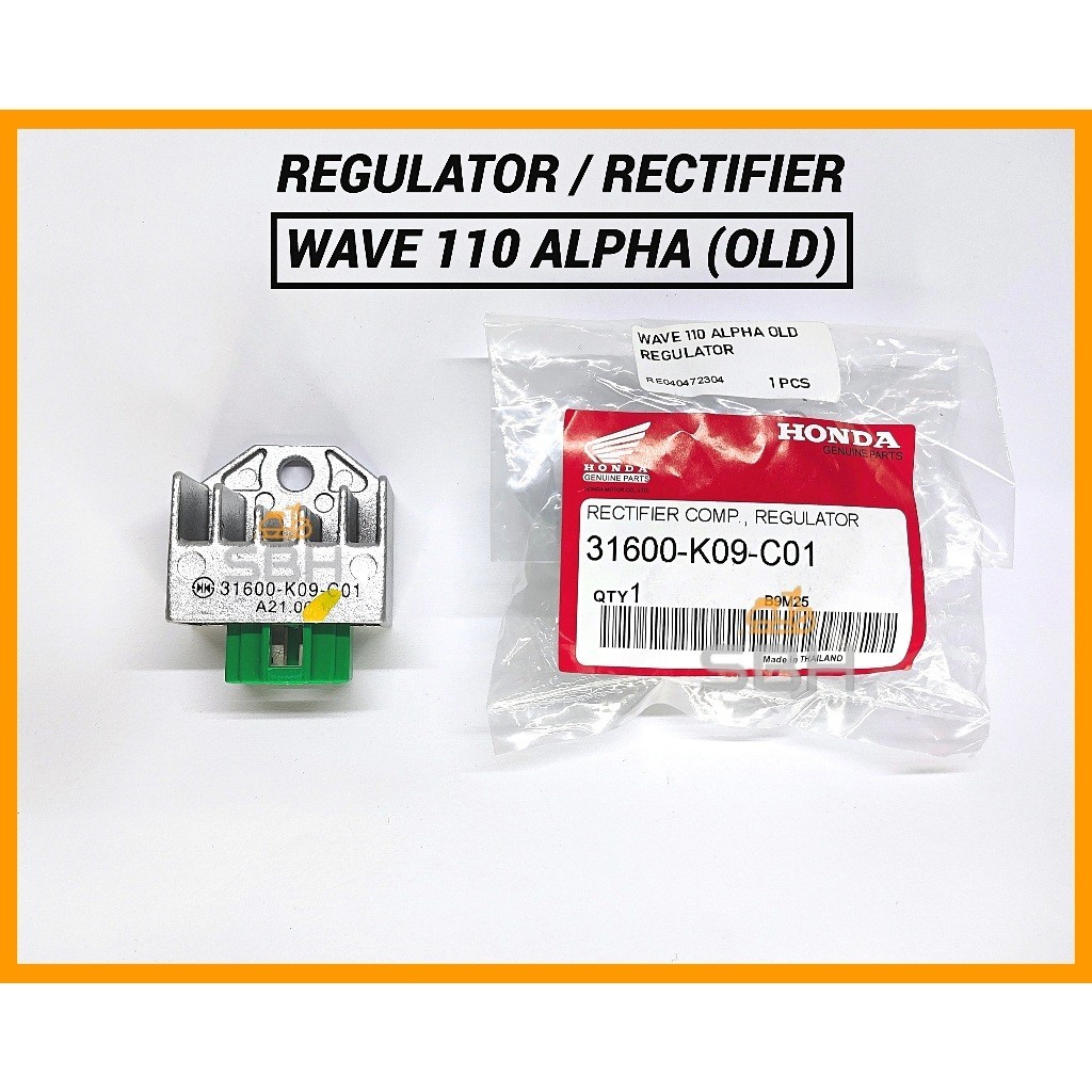 WAVE 110 ALPHA OLD/WAVE 110 CX/WAVE 110 DX RECTIFIER REGULATOR KATAB ...