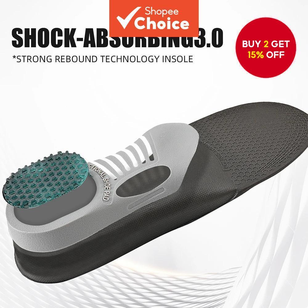 Medical-grade Orthotic Insoles with Arch Support and Shock Absorption ...