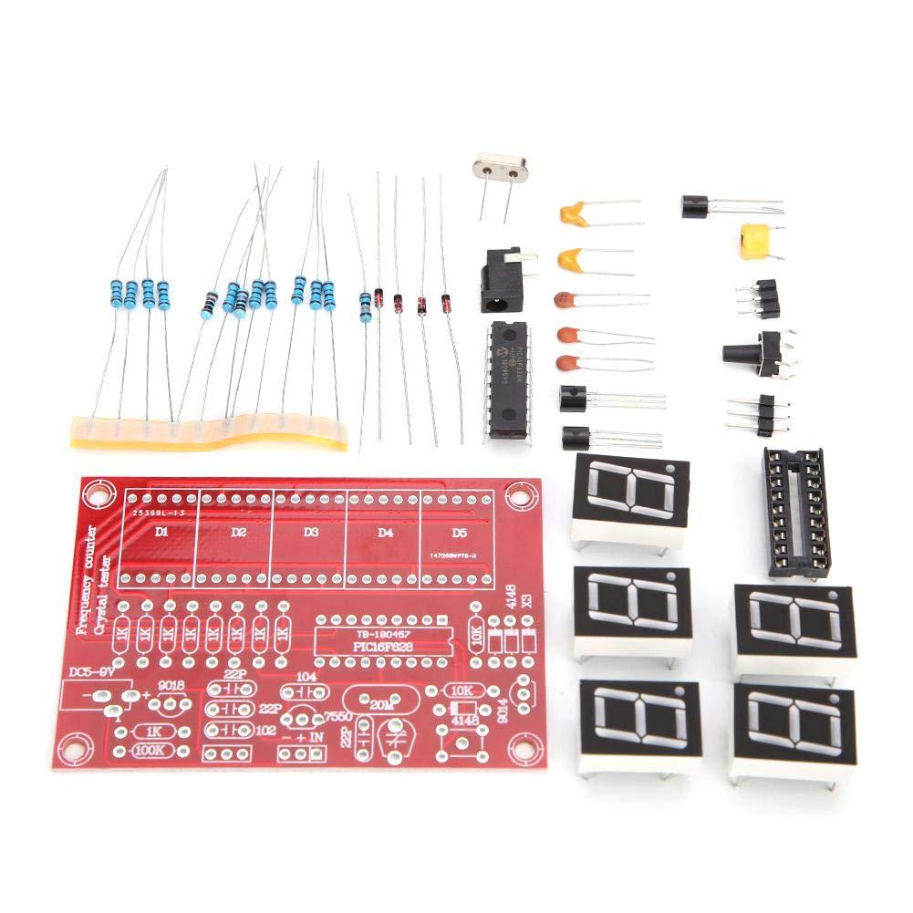 Crystal Oscillator Frequency Counter Tester Meter, DIY 1Hz-50MHz ...
