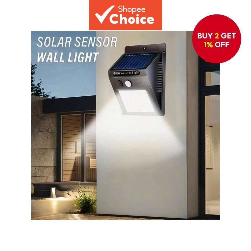 New LED solar wall lights with motion sensors are suitable for outdoor ...