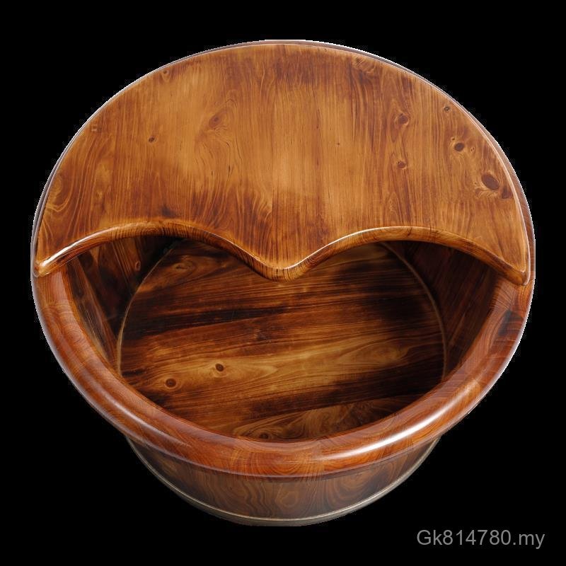 Foot Bath Barrel Wooden Barrel Foot Wash One Piece Batch Round Edge ...