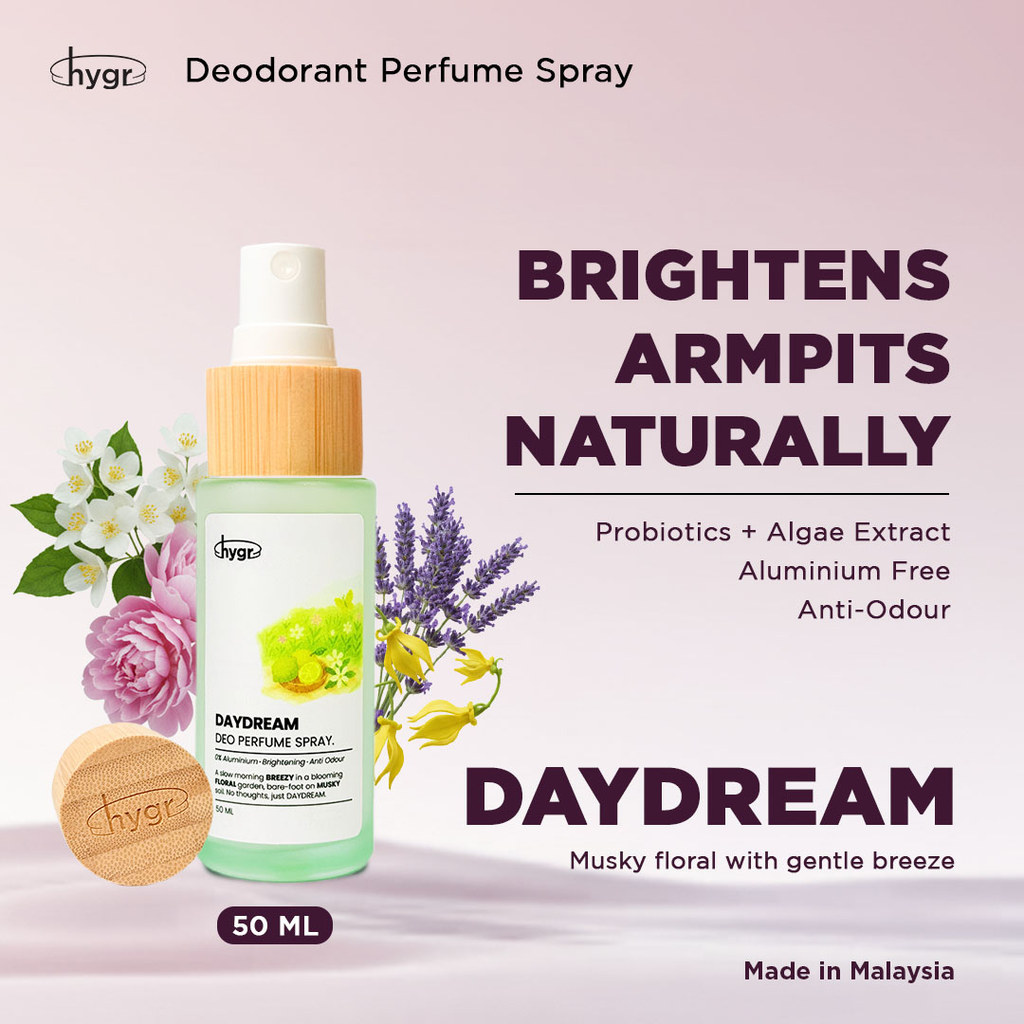 [Daydream] HYGR Deodorant Spray Perfume Refillable Neutralise Body ...