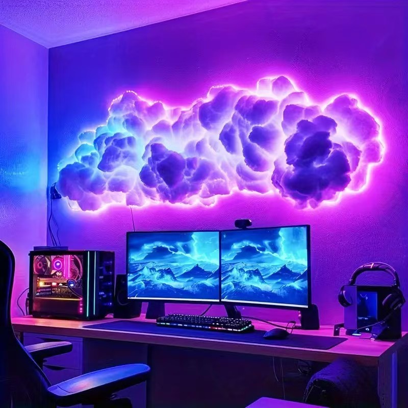 ️ Thunder Cloud Mood Lamp | USB Powered with APP & Sound Control ️ ...