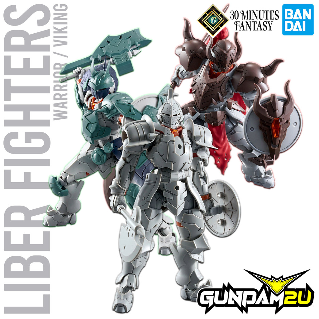 BANDAI 30MF Liber Fighter / Warrior / Viking - Model Kit 30 Minutes ...