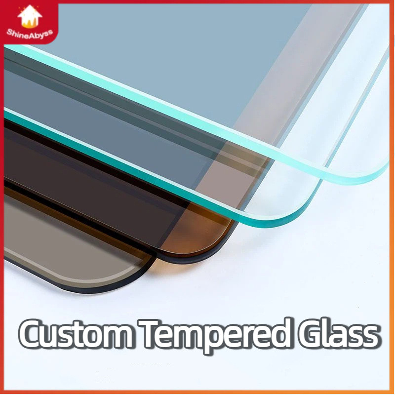 Customized tempered glass tabletop coffee table and dining table ...