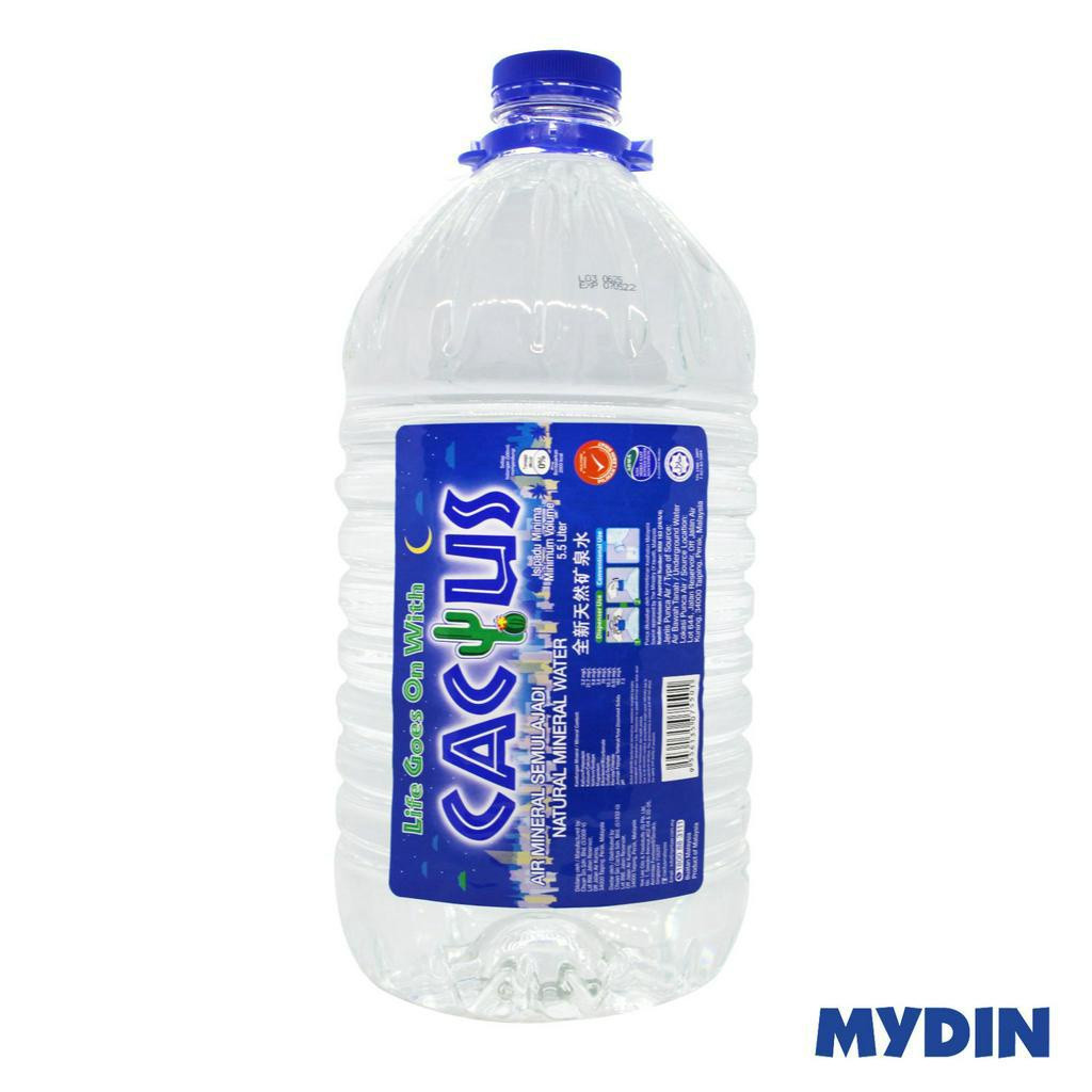Cactus Natural Mineral Water (5.5L) | Shopee Malaysia
