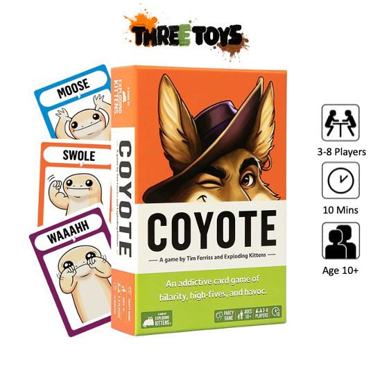 SAV Coyote Game, Coyote Party Card Game, Meet The Action-Packed Card ...