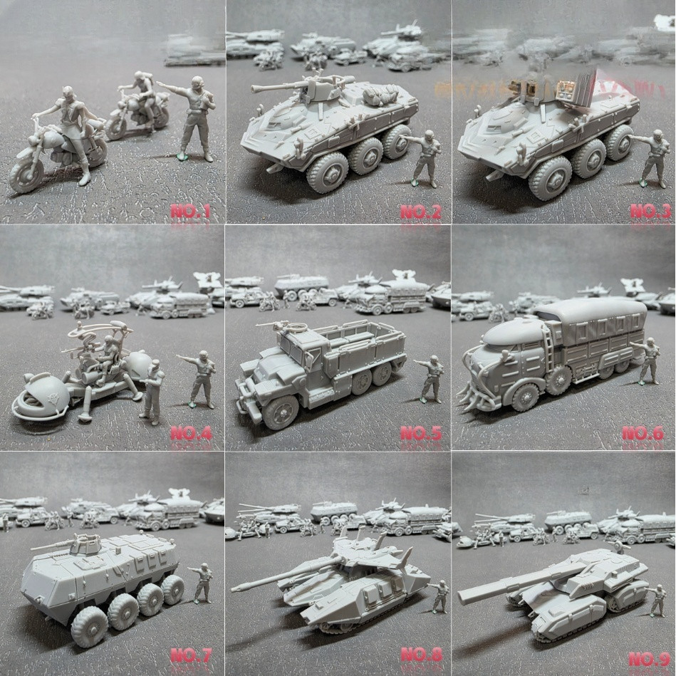 Calily Char Zeon Tank Federation Magella Vehicle Scene Setup Toy 3D ...