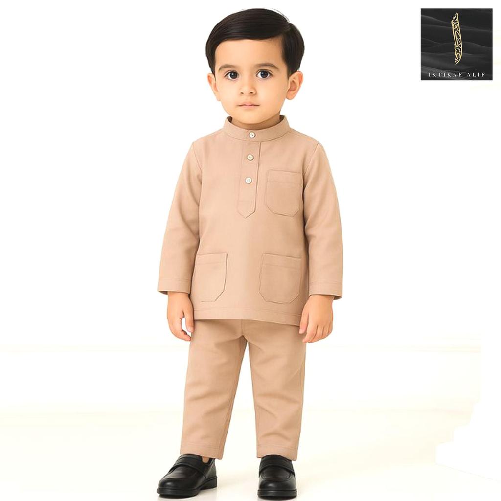 BAJU MELAYU BUDAK IKTIKAF ALIF (PESAK VENTECH)-IA-KBM460-PTB Cekak ...