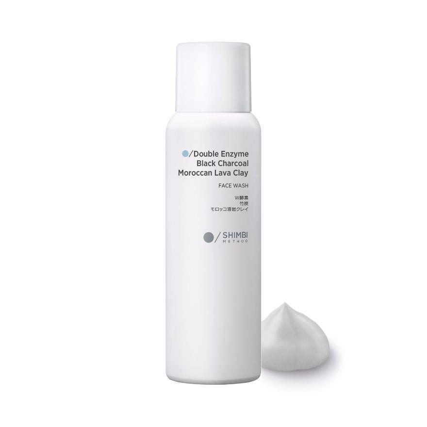 SHIMBI METHOD Face Wash Double Enzyme, Black Charcoal, Moroccan Lava ...