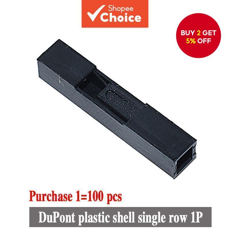 100pcs 1P Dupont Head 2.54mm Dupont Plastic Shell Pin Head Connector ...