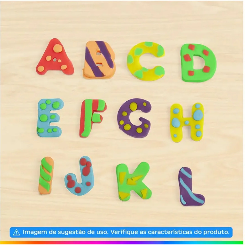 Play-Doh Fundamental Letter Starters Tools Playset With 6 Colourfull ...