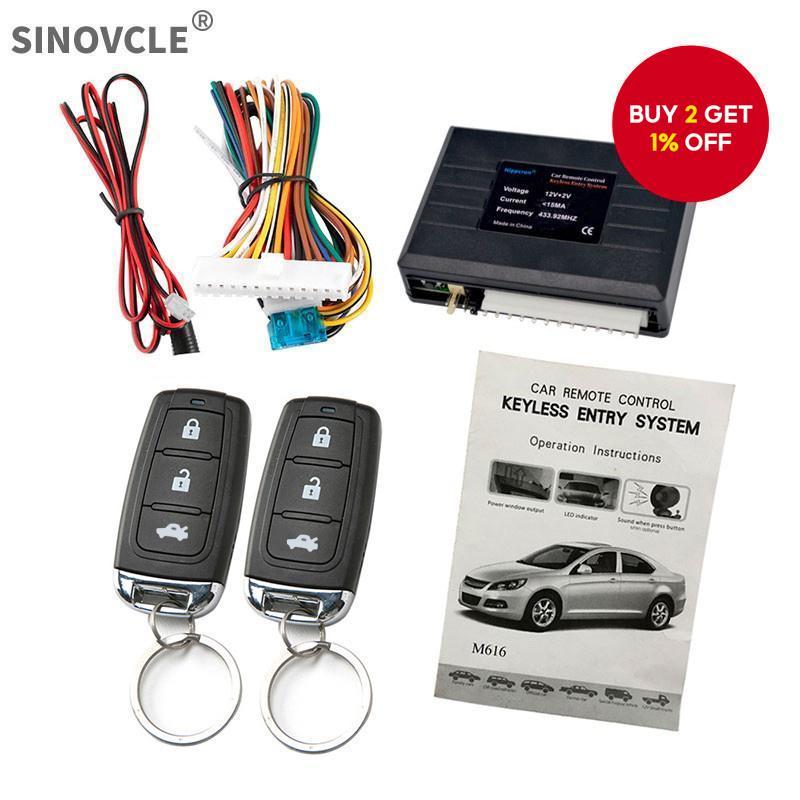 New Car Door Lock Remote Central Keyless System with Remote Control Car ...