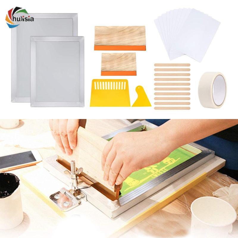 [chulisia] 27PCS Screen Printing Starter Kit, Metal Silk Screen ...