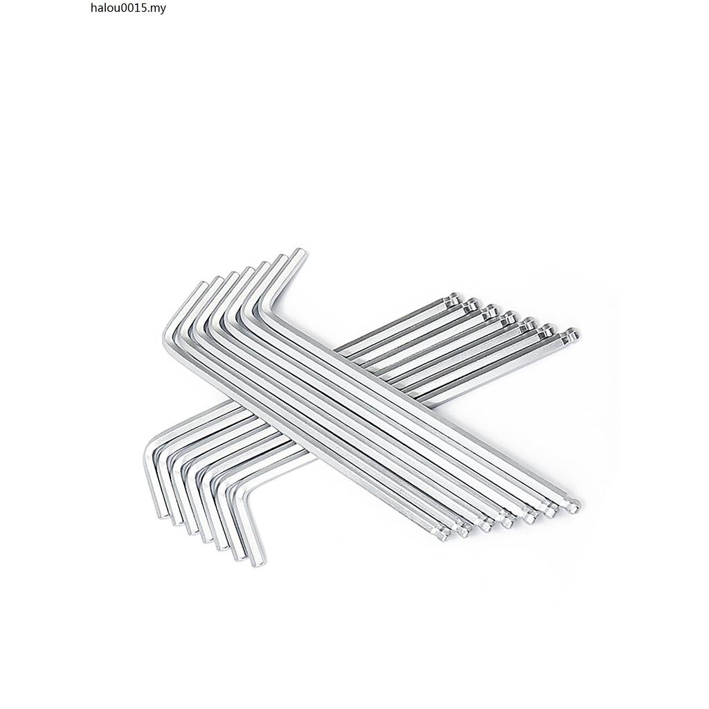 Gold Super Extra Long Ball Head Allen Wrench L-Shaped Hexagonal Prism 6 ...
