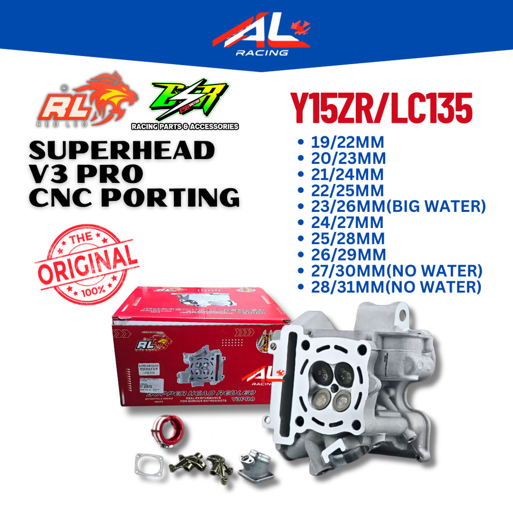 REDLEO ESR LC135 Y15ZR Superhead V3 Pro CNC Porting y15 lc super head ...