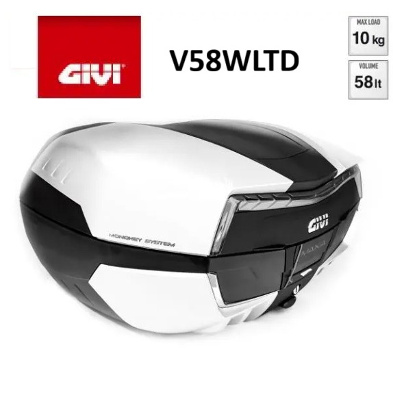 GIVI V58 MAXIA 5 LIMITED EDITION TOP CASE PAINTED PEARL WHITE | Shopee ...