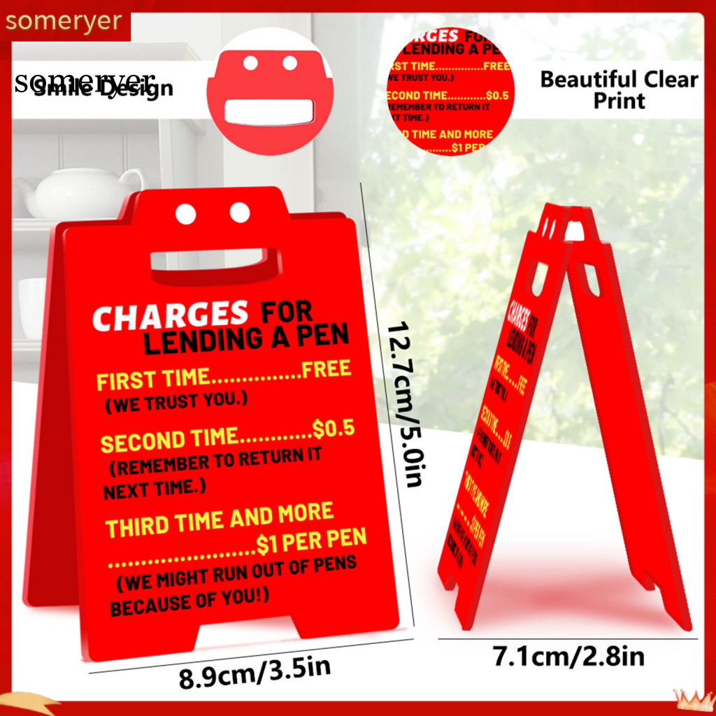 someryer| Mini Desk Sign Acrylic Desk Sign Fun Acrylic Desk Caution ...