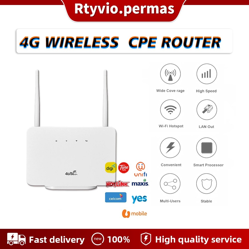 Wifi Router 4G LTE 5G Extender Portable 300Mbps Network Router 2.4G ...