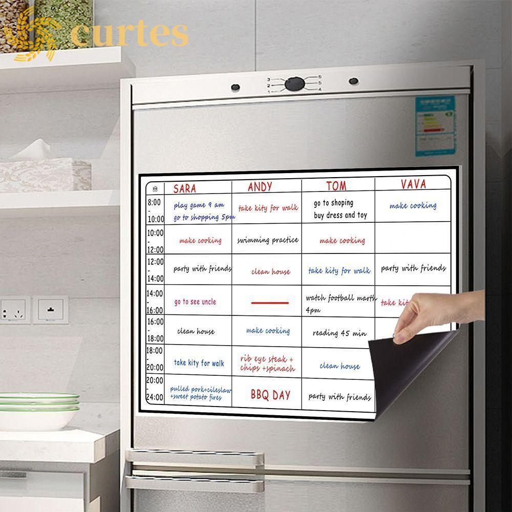 CURTES Magnetic Monthly Planner, 12" X 16" A3 Whiteboard Calendar ...